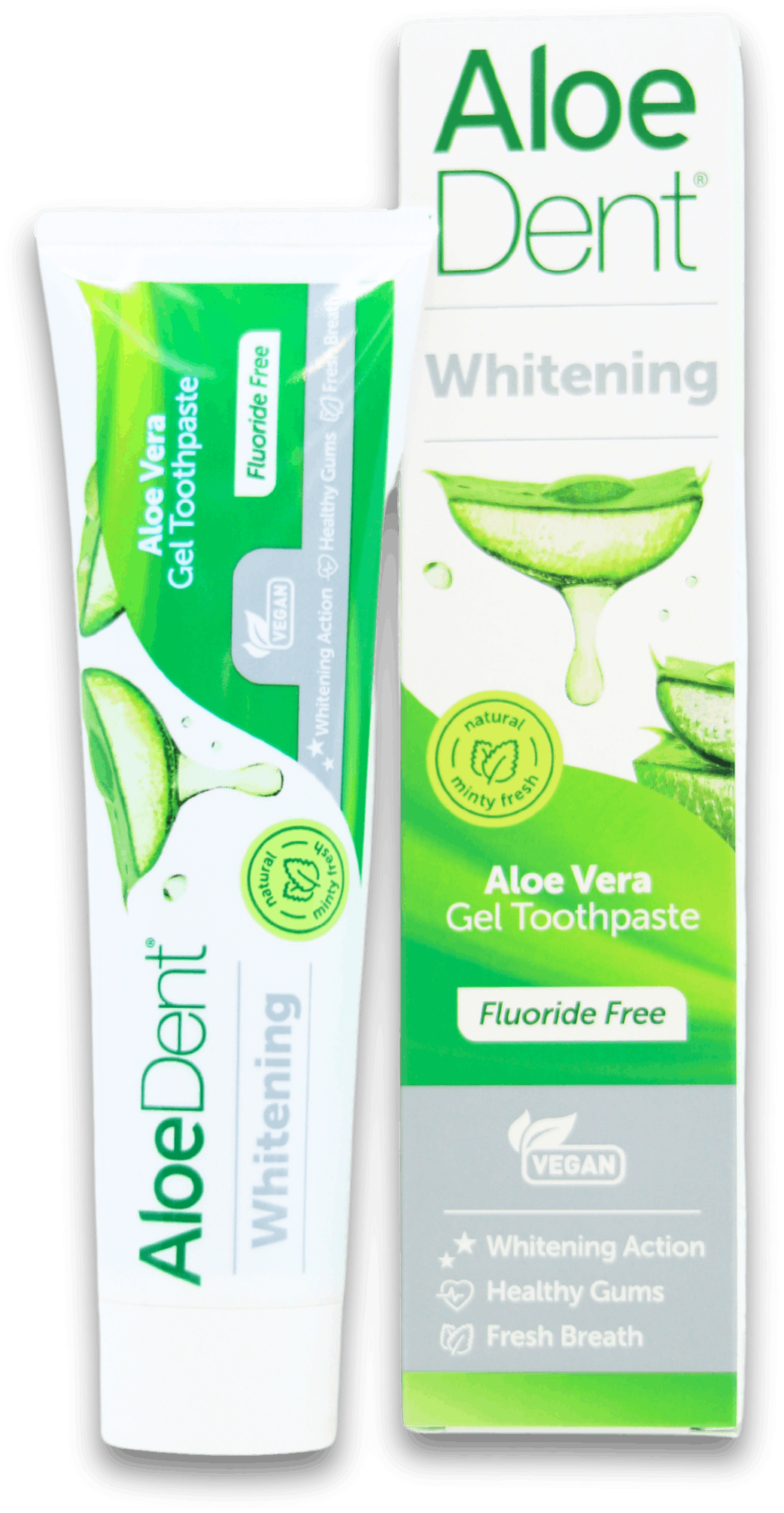 AloeDent Whitening Gel Toothpaste Fluoride Free 100ml | medino