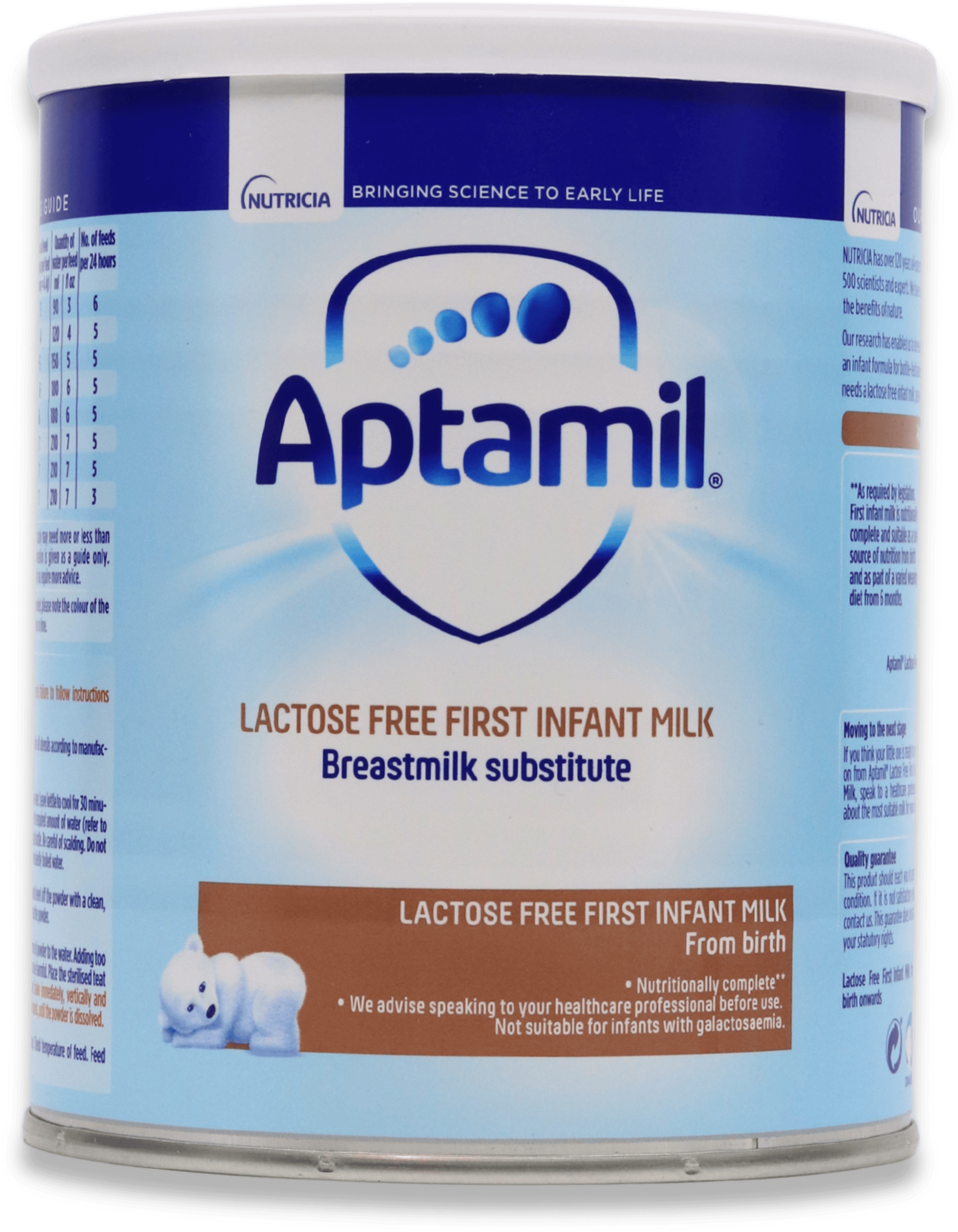 Aptamil Lactose Free First Infant Milk Breastmilk Subsitute 400g | medino