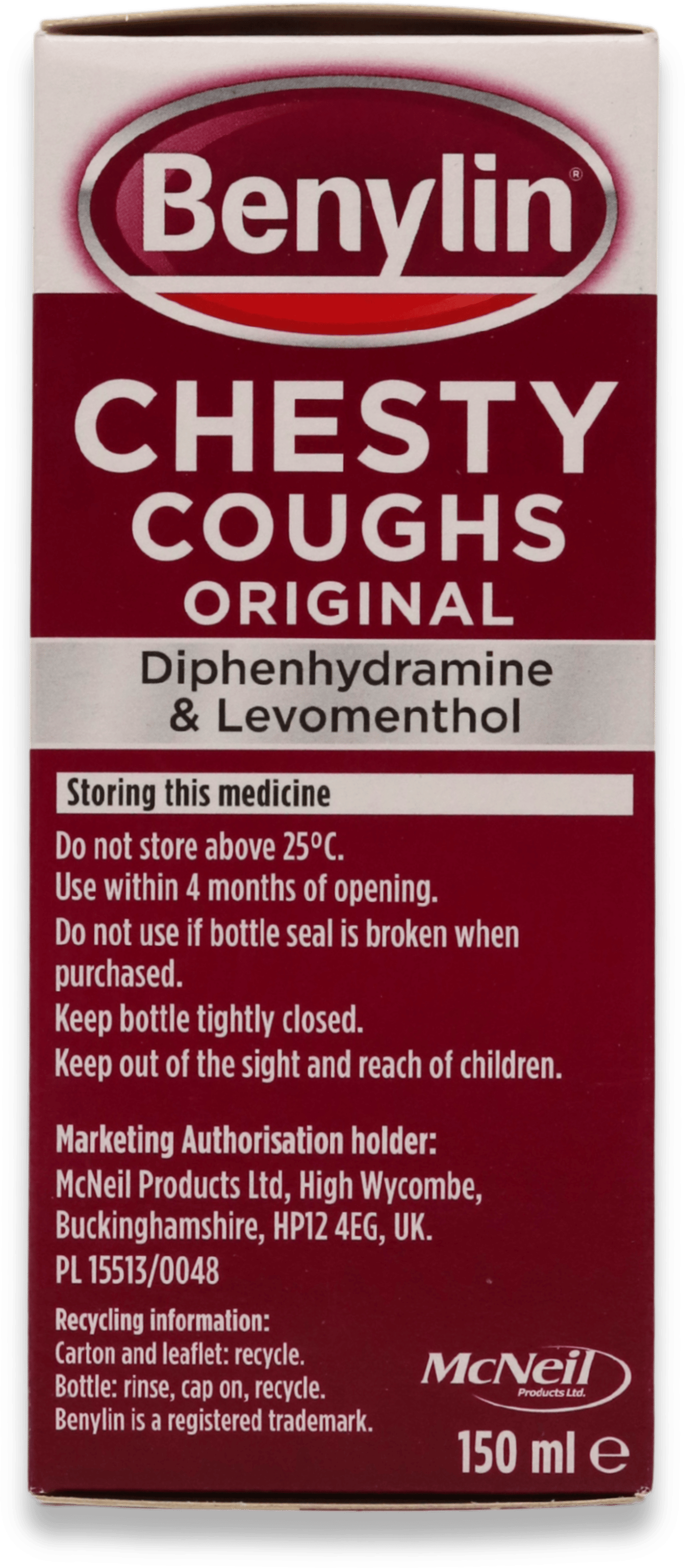 Benylin Chesty Coughs Original 150ml | medino