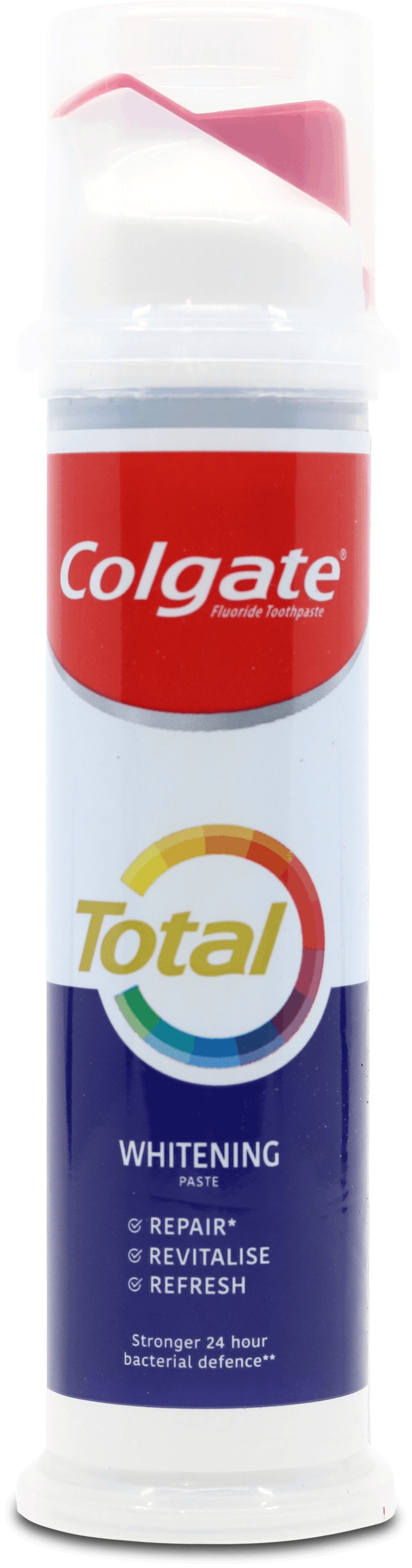 Colgate Total Whitening Toothpaste Pump 100ml | medino