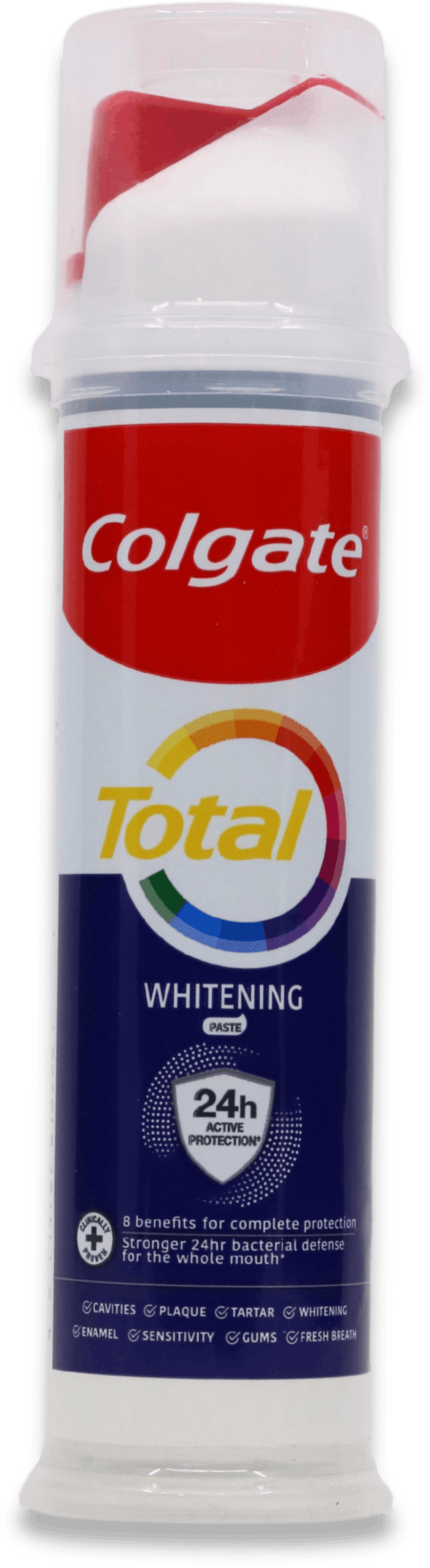 Colgate Total Whitening Toothpaste Pump 100ml | medino