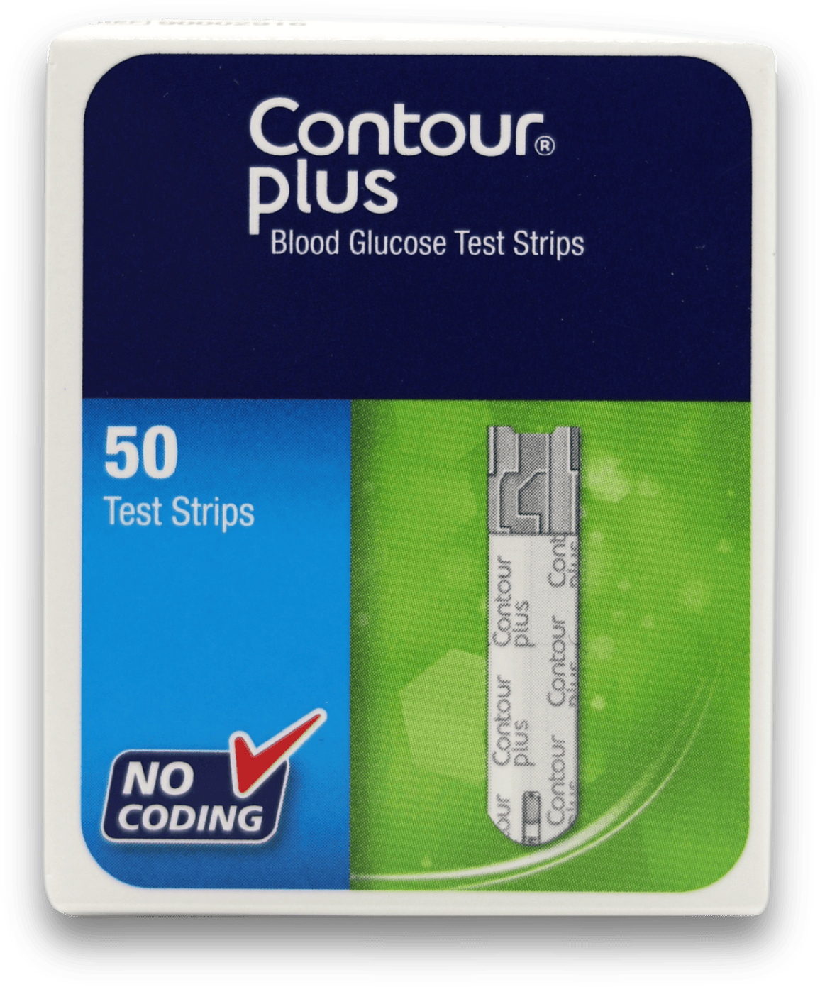 Contour Plus Blood Glucose Test Strips 50 Pack | medino