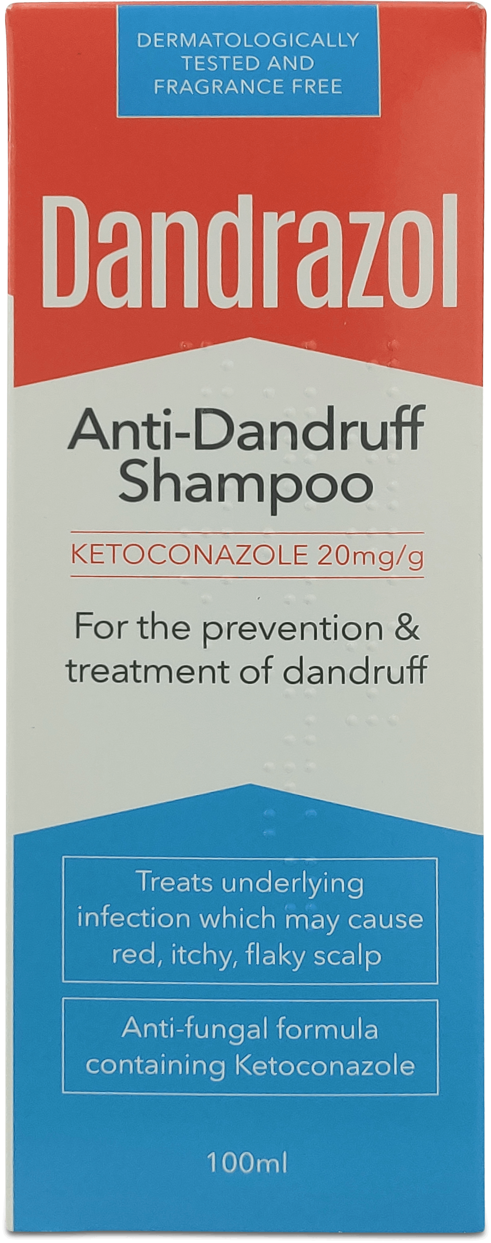 Buy Dandrazol Anti-Dandruff Shampoo 100ml | medino