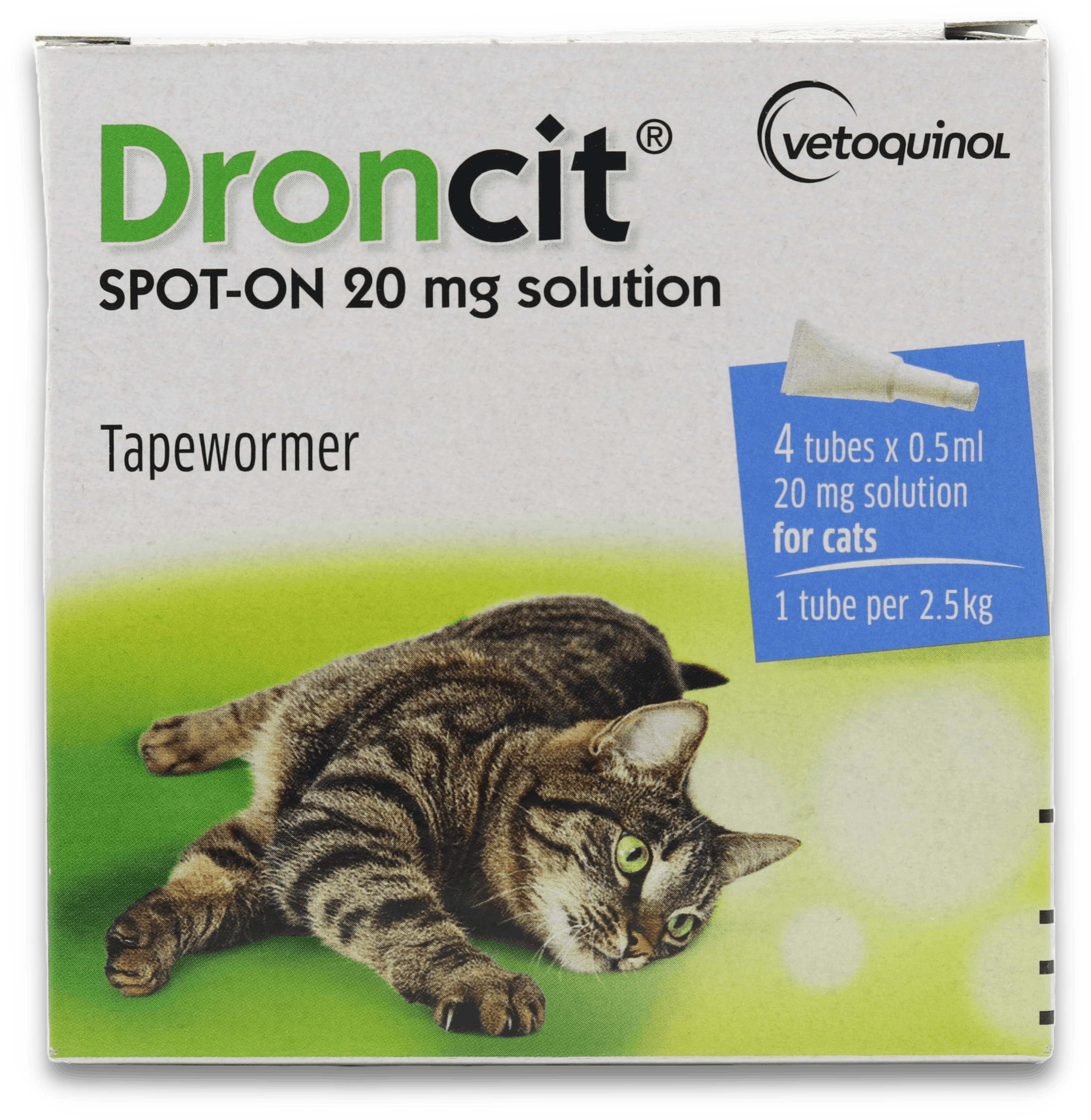 Droncit Spot on 0.5ml for Cats 4 Pack | medino