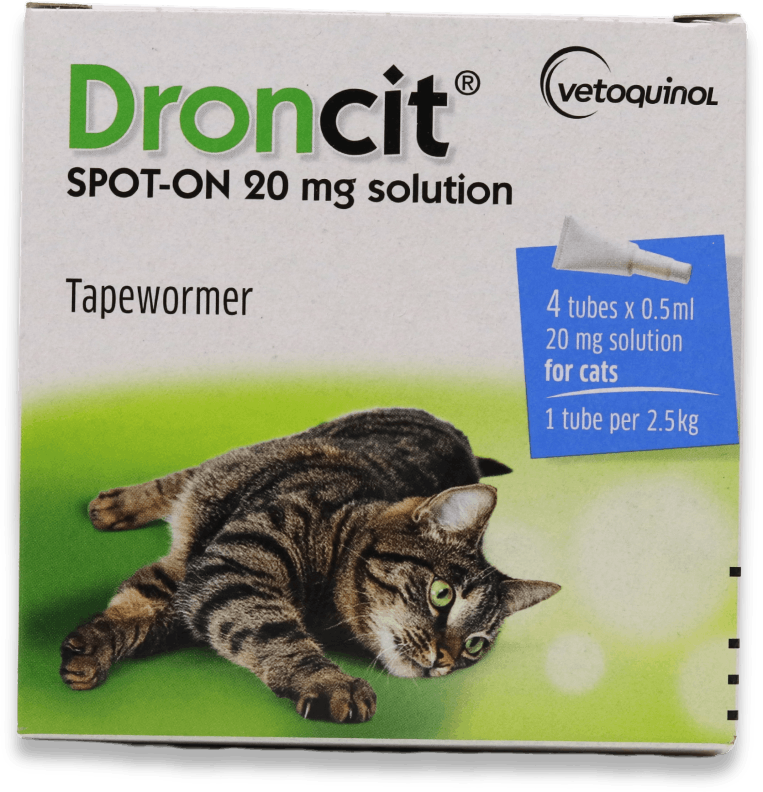 Droncit Spot on 0.5ml for Cats 4 Pack | medino