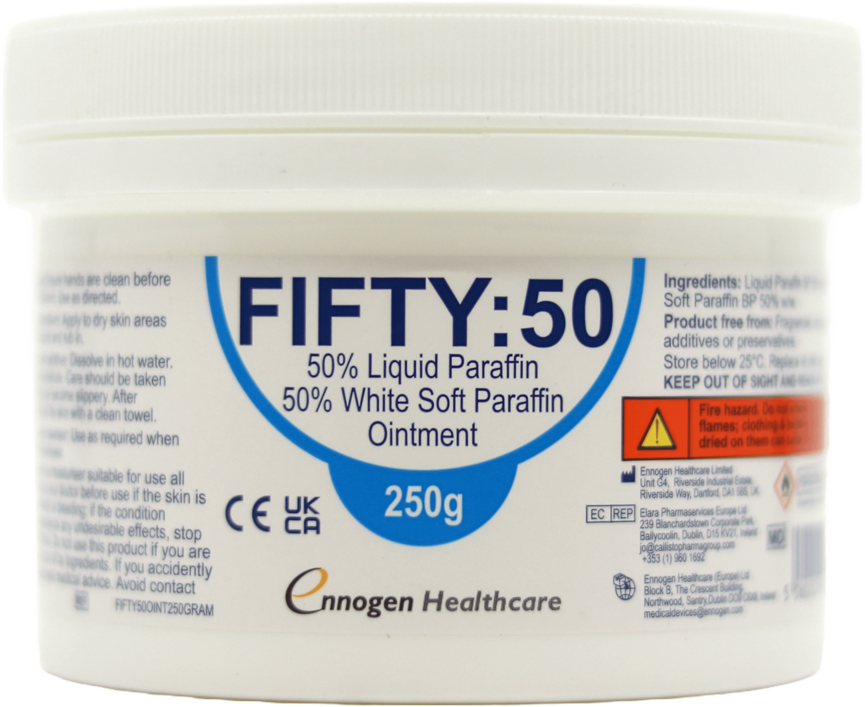 Ennogen Healthcare Fifty:50 Liquid Paraffin Ointment 250g | medino