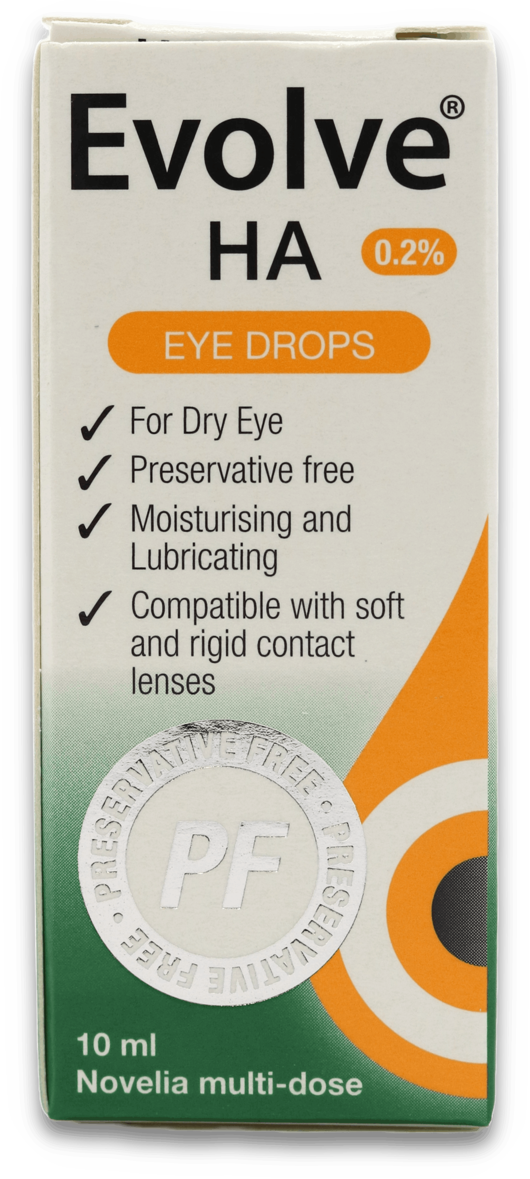 Evolve HA 0.2% Eye Drops 10ml | medino