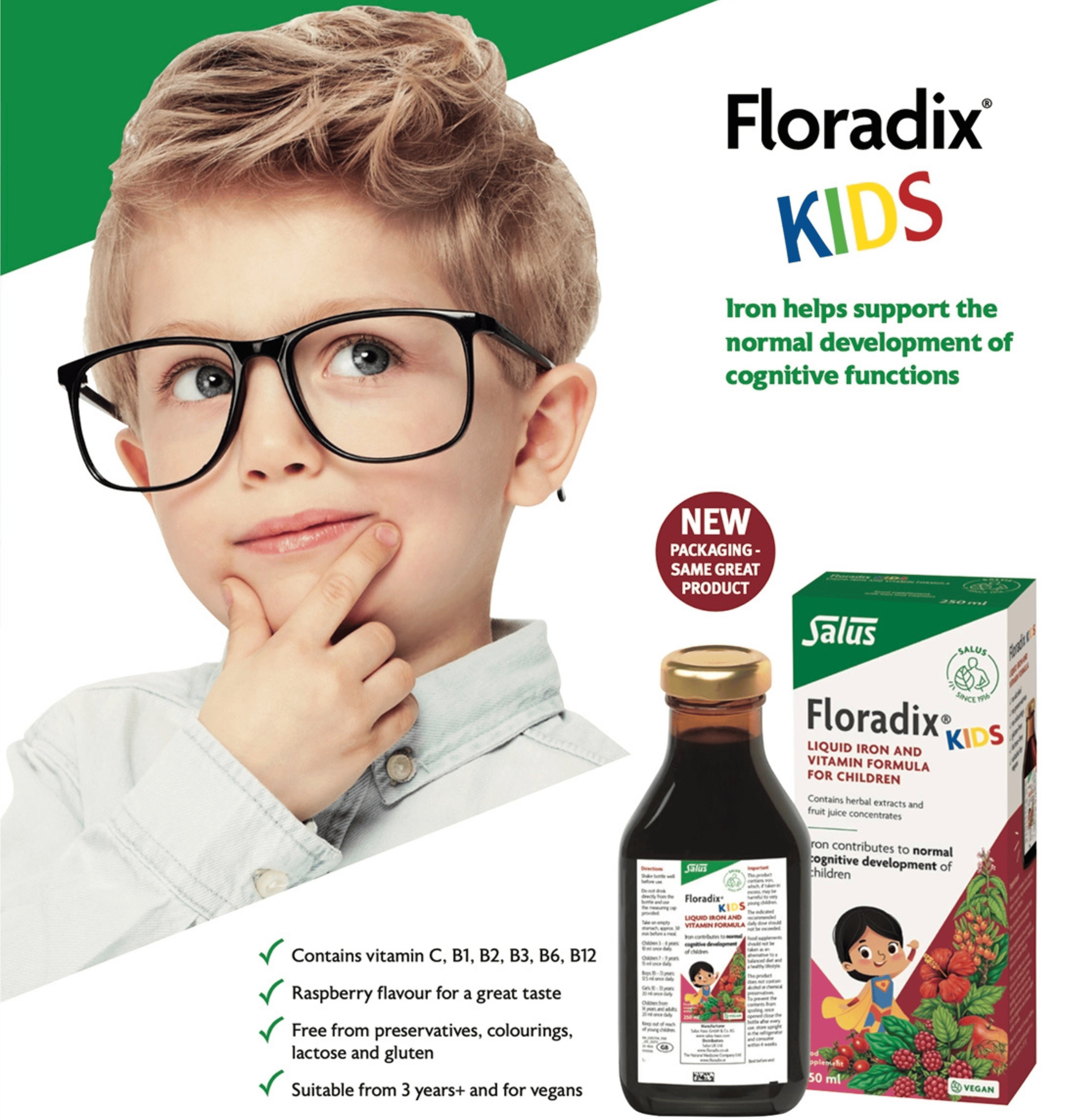 Floradix Kids Iron & Vitamin Formula | medino