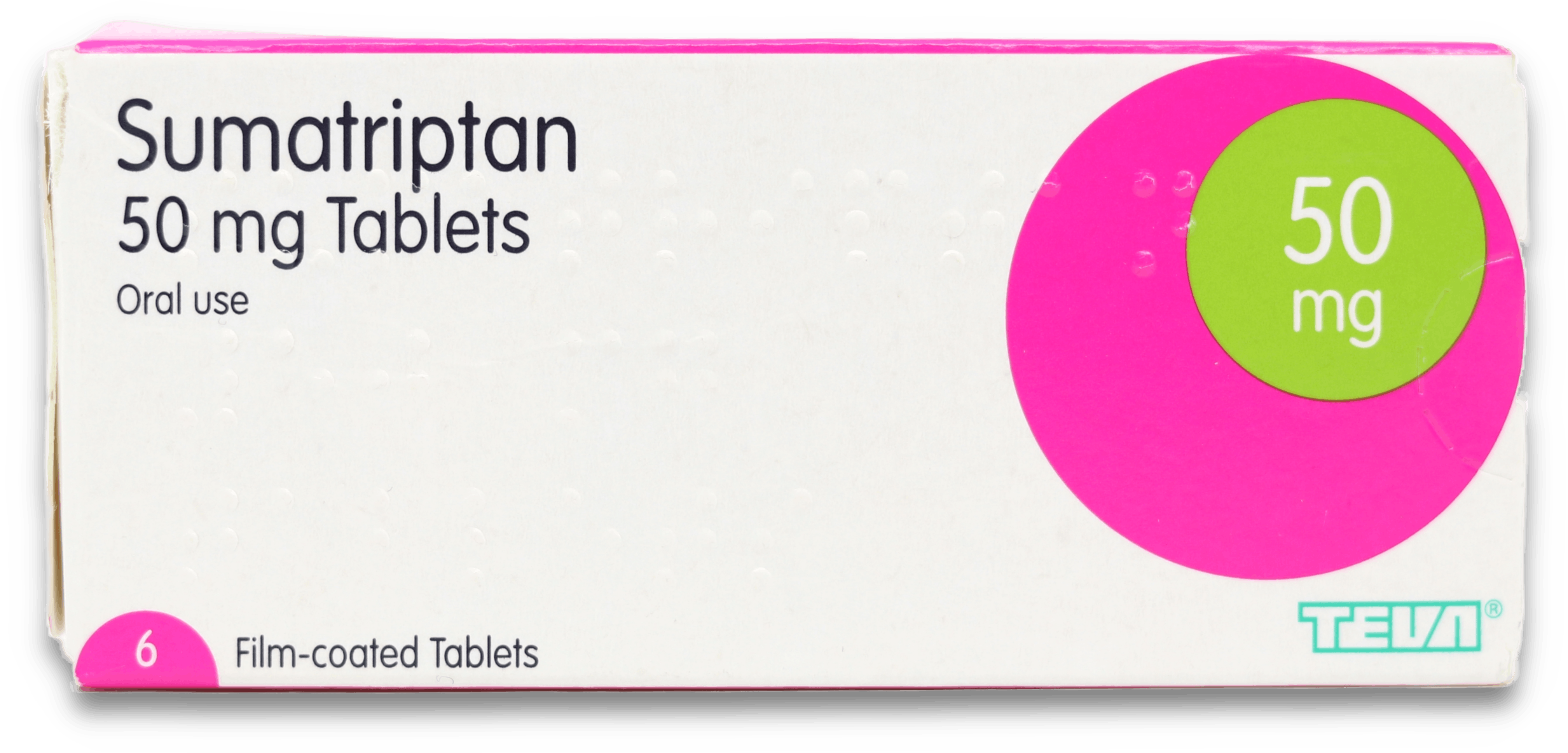 Migraine treatment - Sumatriptan 50mg (PGD) 6 tablets | medino