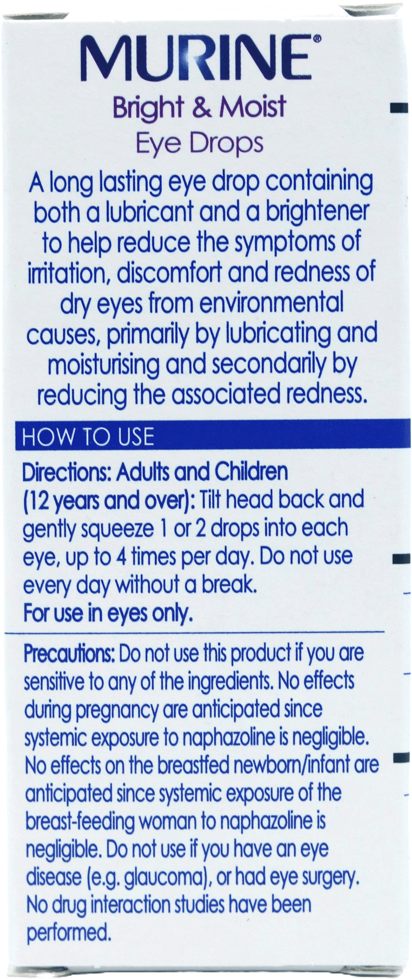 Murine Bright & Moist Eyes Drops 15ml | medino