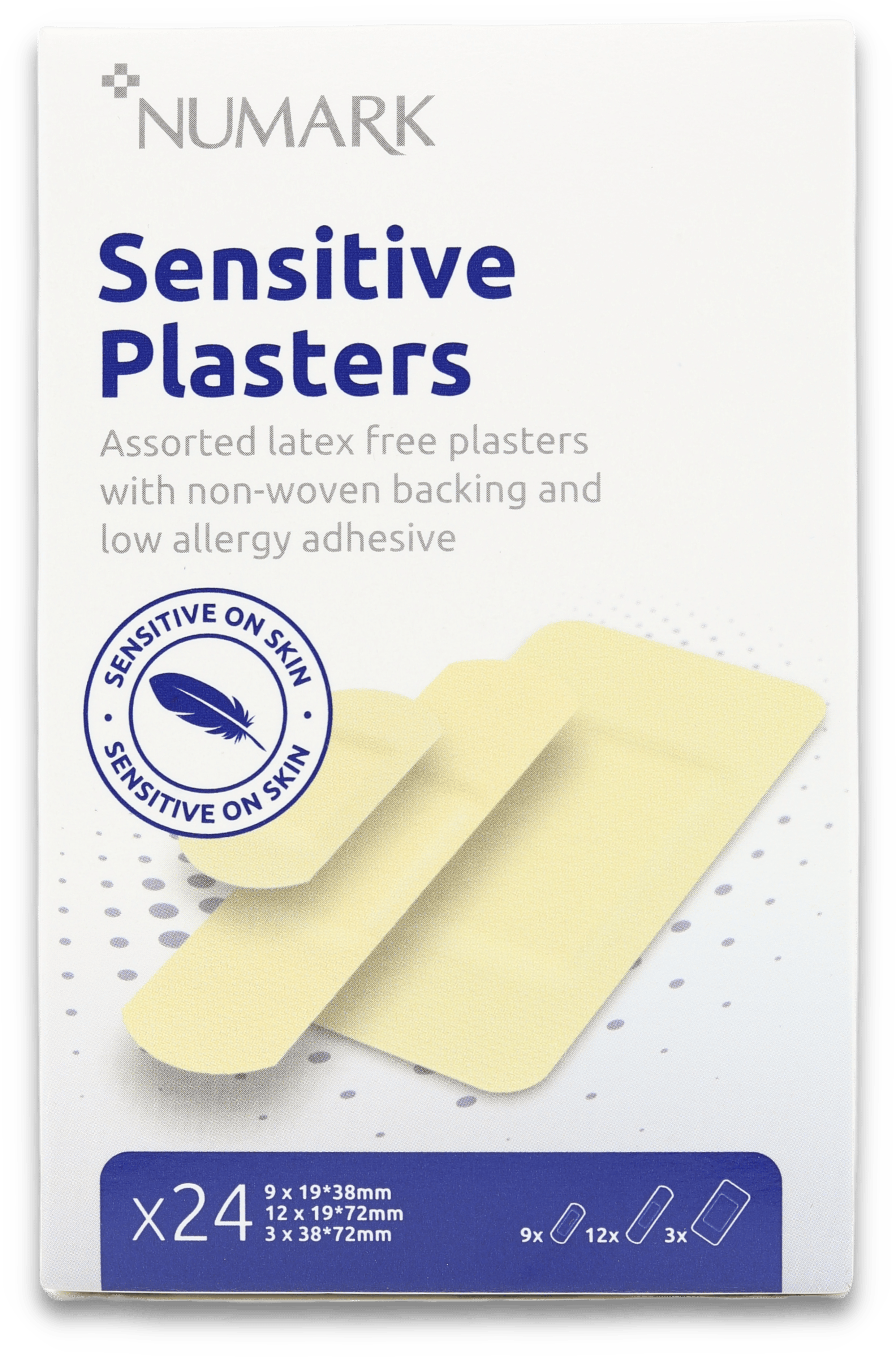 Numark Sensitive Plasters 24 Pack | medino