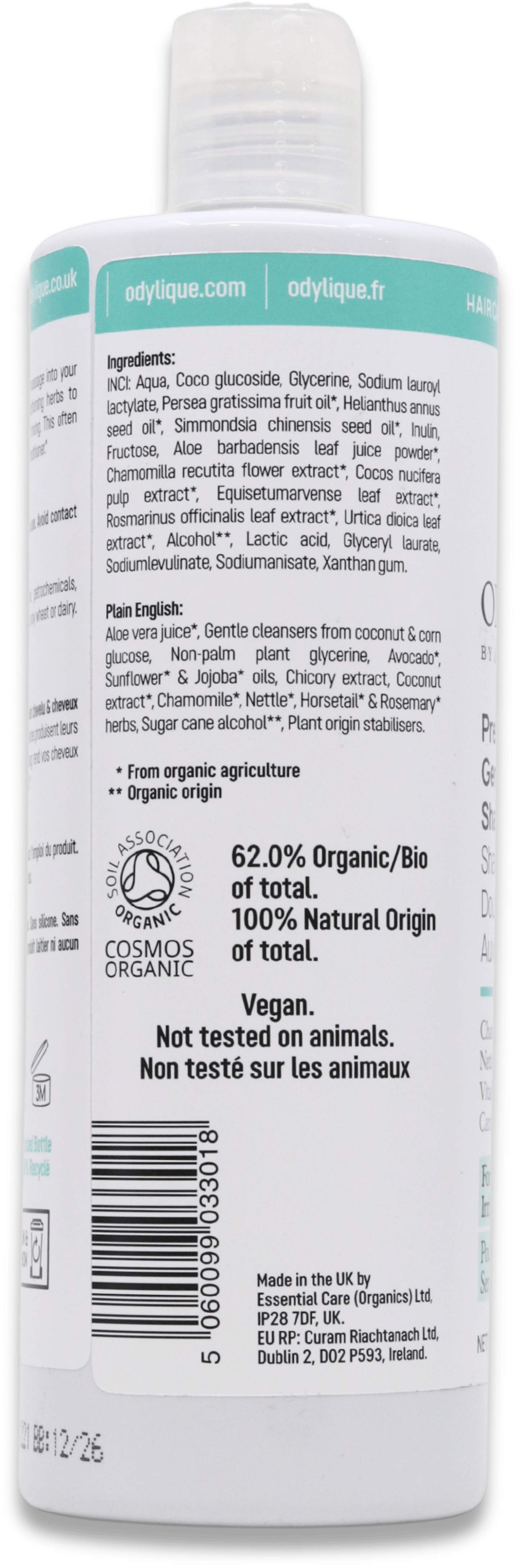 Odylique Prebiotic Gentle Herb Shampoo 500ml | medino