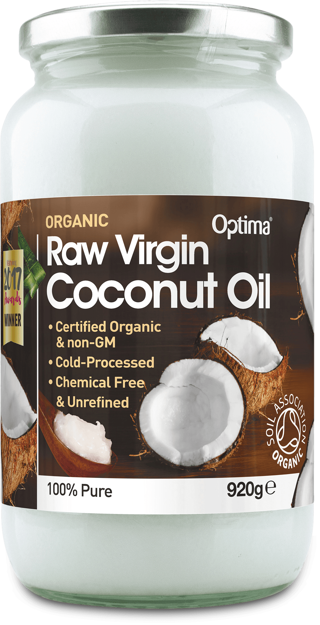 Optima Organic Raw Virgin Coconut Oil 920g | medino