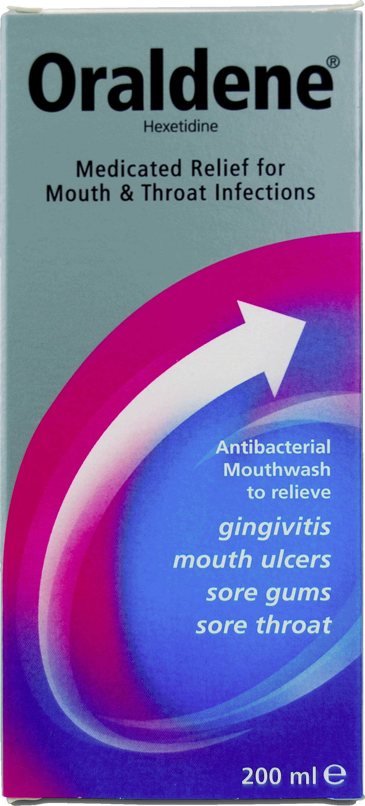 Buy Oraldene Medicated Mouthwash 200ml | medino