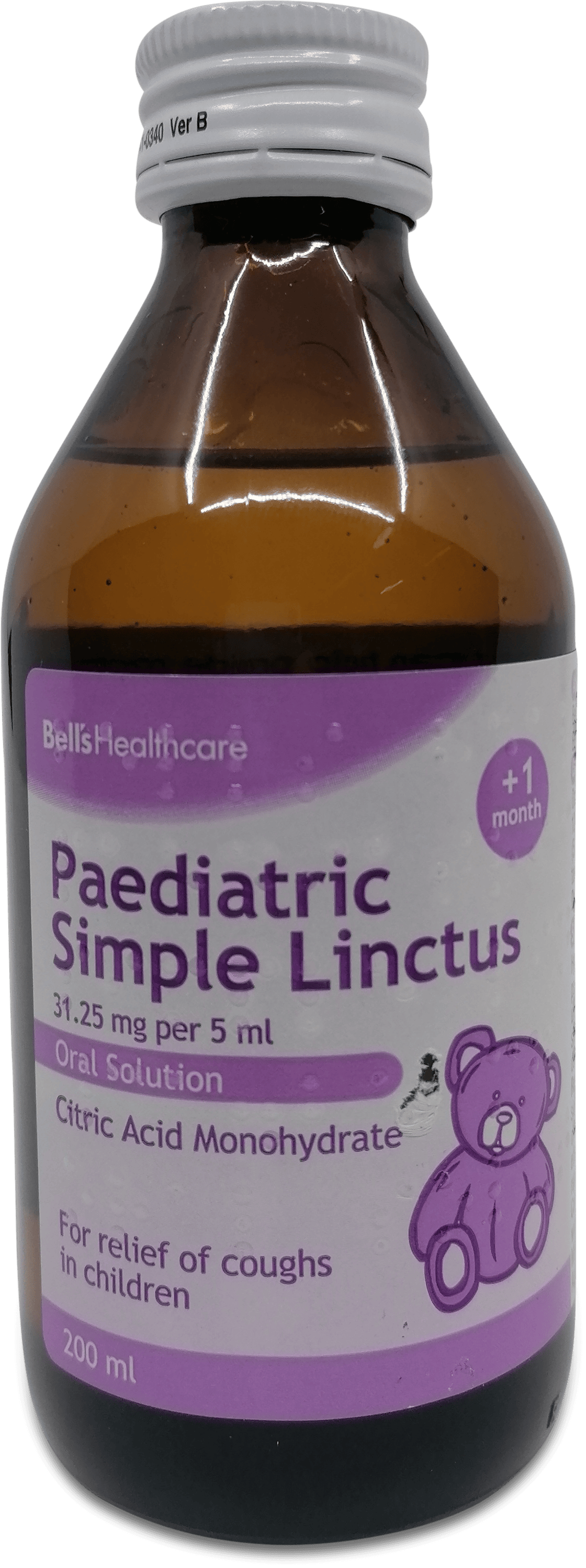 Bell's Paediatric Simple Linctus 31.25mg Per 5ml 200ml | medino