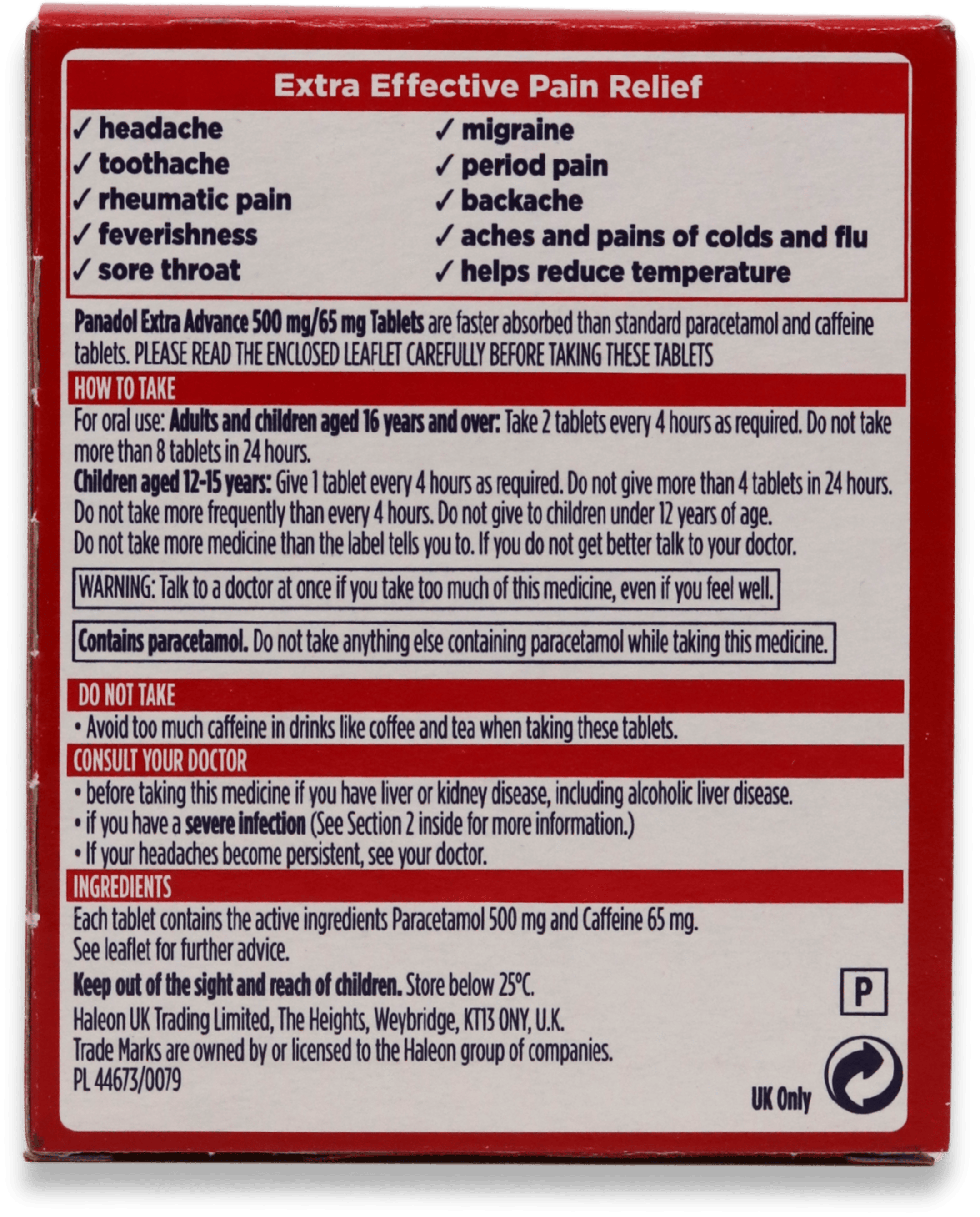 Panadol Advance Tablets