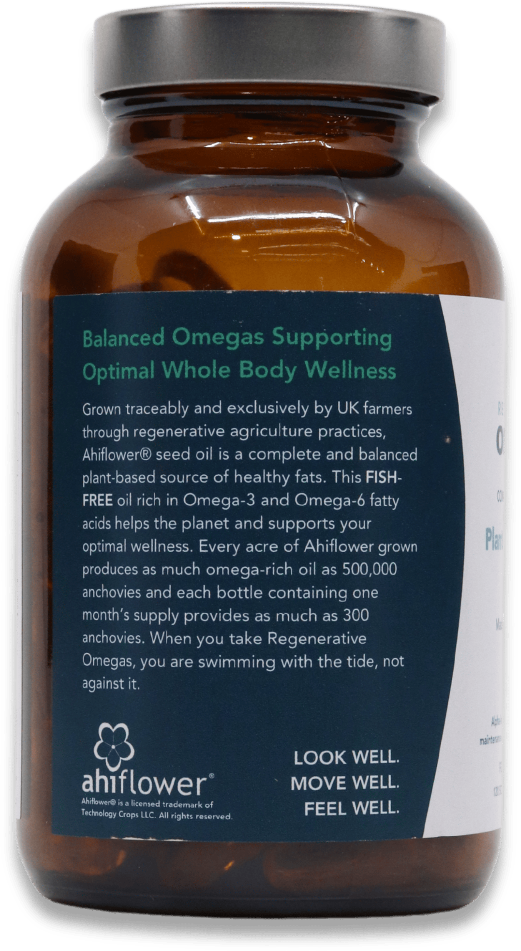 Regenerative Omegas Plant-Based Omega 3-6-9 120 Softgel Capsules | medino