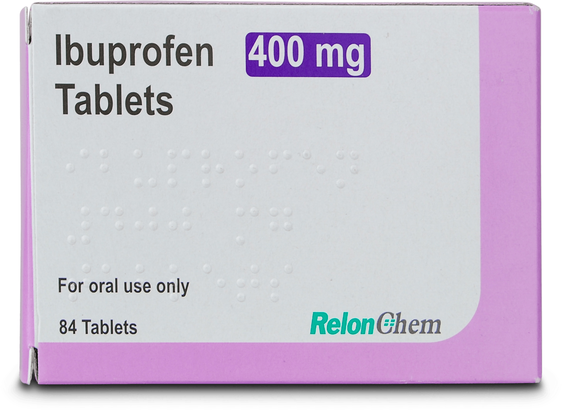 Buy RelonChem Ibuprofen 400mg 84 tablets | medino