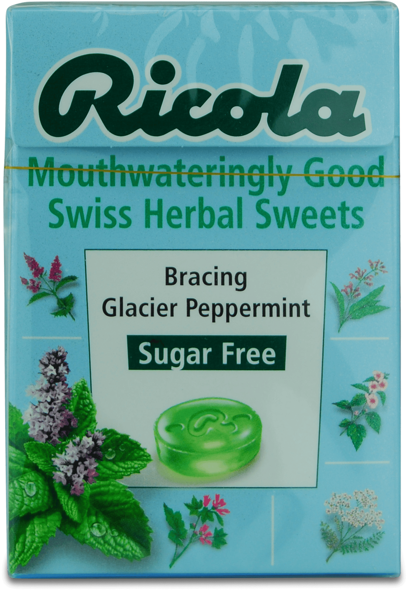 Buy Ricola Bracing Glacier Peppermint Lozenges 45g | medino