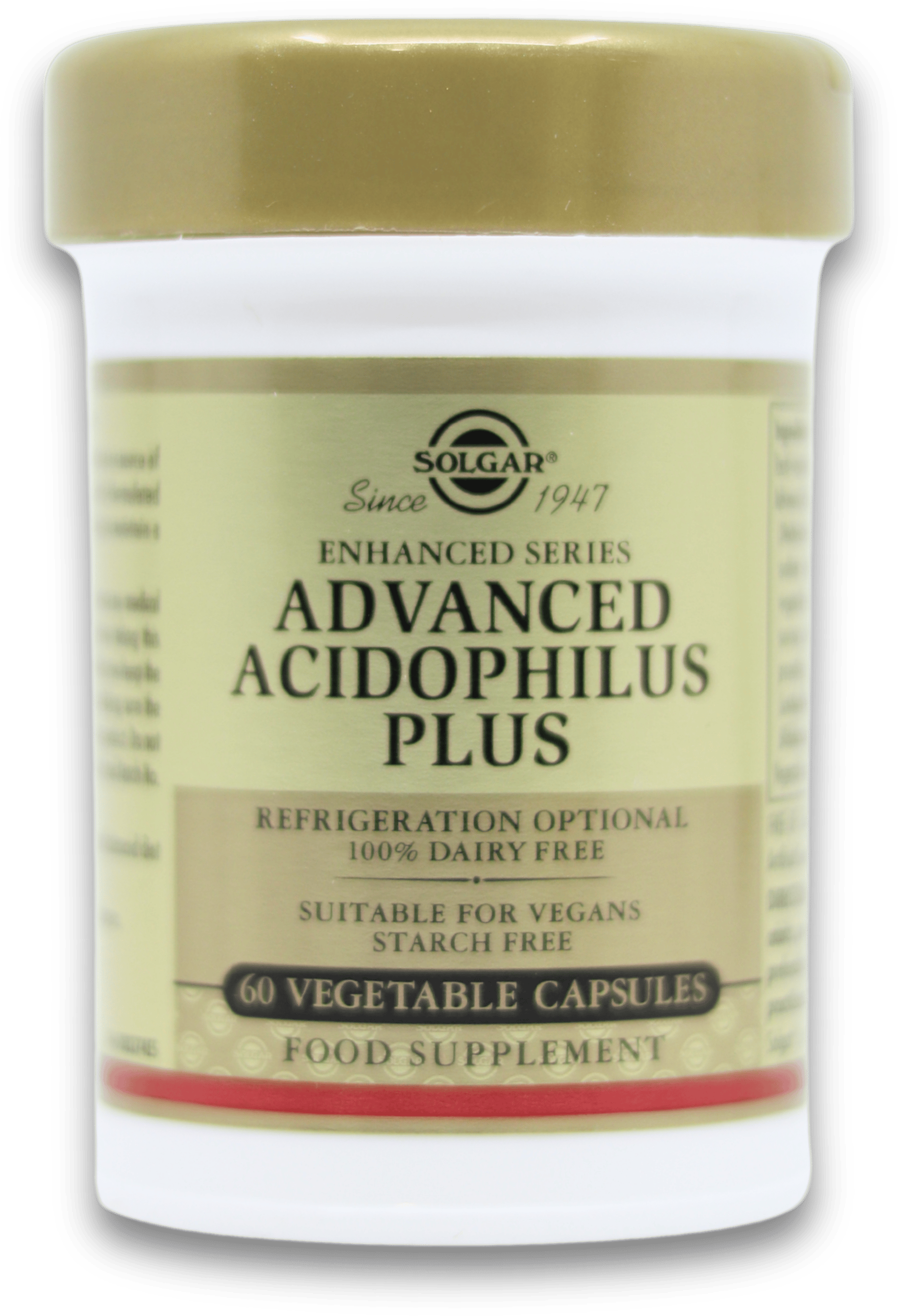 Solgar Advanced Acidophilus Plus 60 Capsules | medino