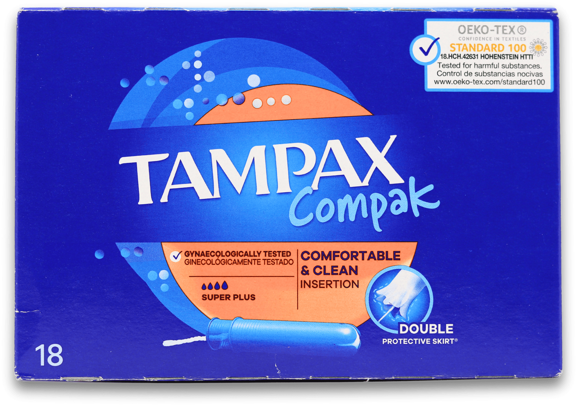Tampax Pearl Compak Super Plus Applicator Tampons 16 Pack | medino