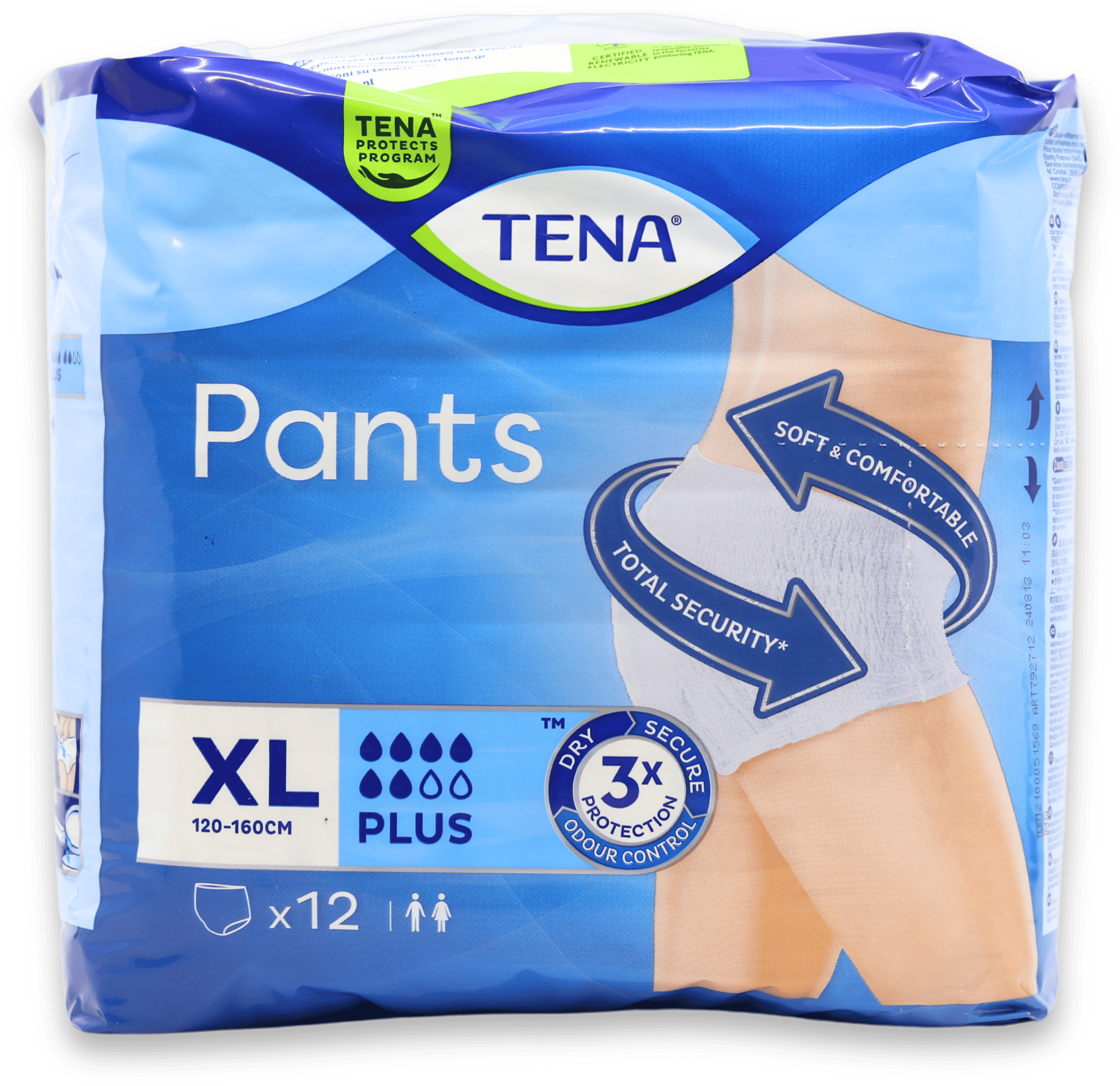 Tena Pants Protect+ Plus XL 12 Pack | medino