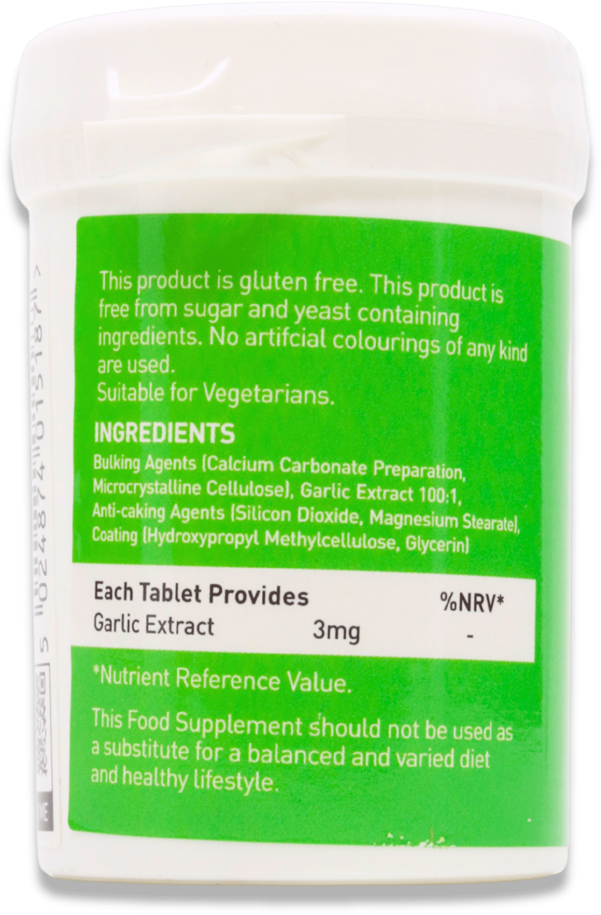 Valupak Garlic 3mg 30 Tablets | medino