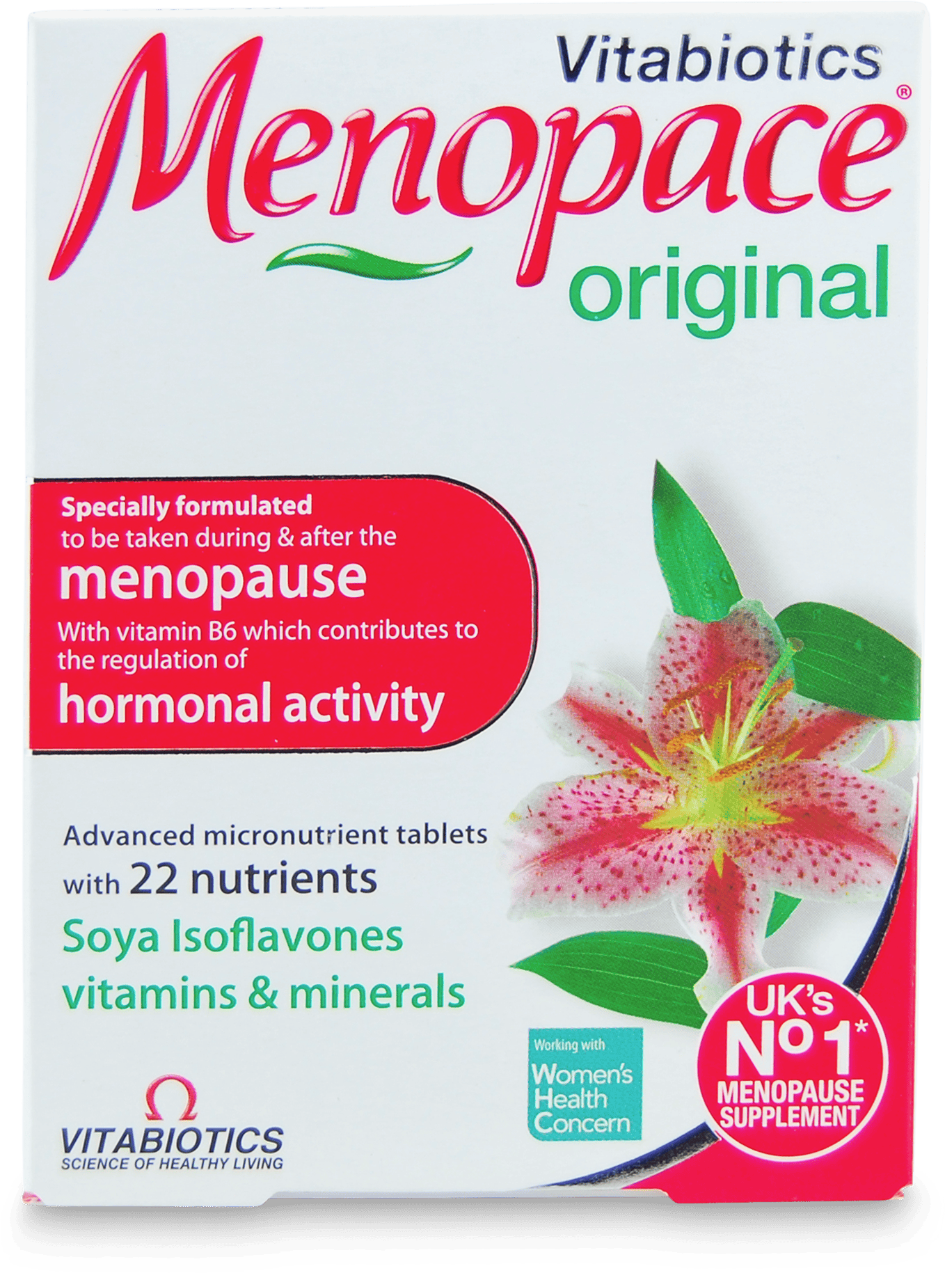 Buy Vitabiotics Menopace Original 30 Tablets | medino