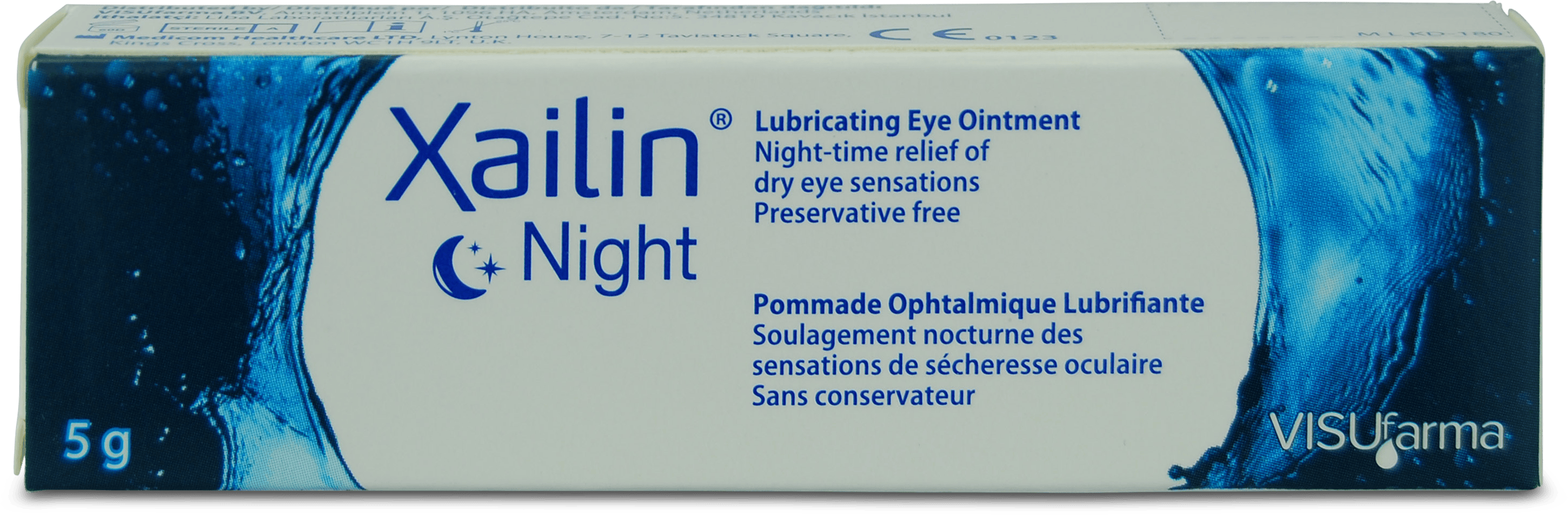 Buy Xailin Night Lubricating Eye Ointment 5g | medino