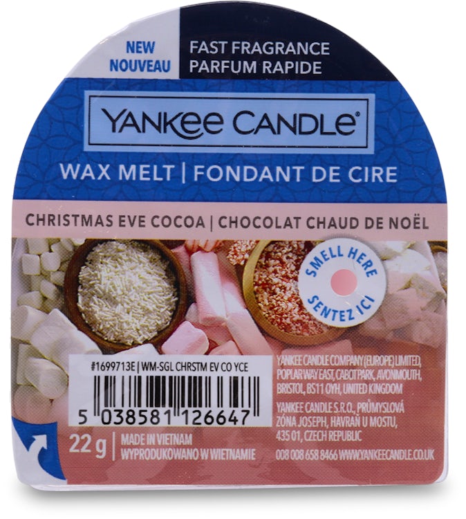 Yankee Candle Wax Melt Christmas Cocoa 22g Medino